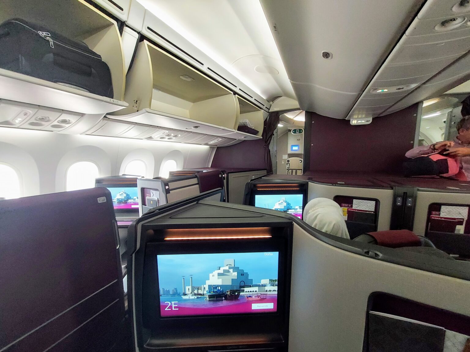 Qatar Airways’ Business Class ‘Suite’ to Doha | Window Seat Preferred